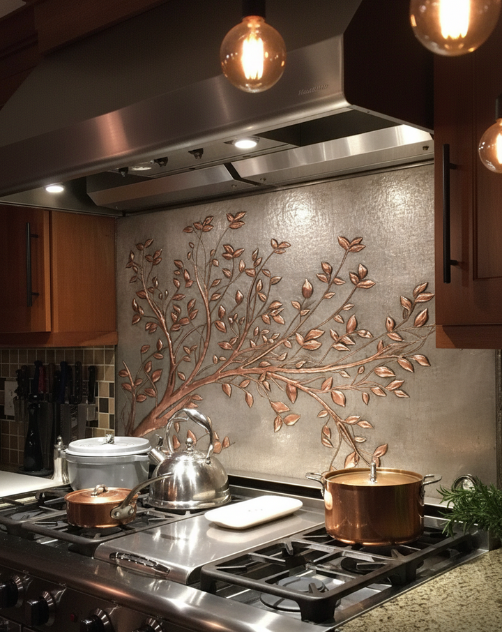 Copper Backsplash & Custom Copper Panels | Hand-Hammered | Natuross®